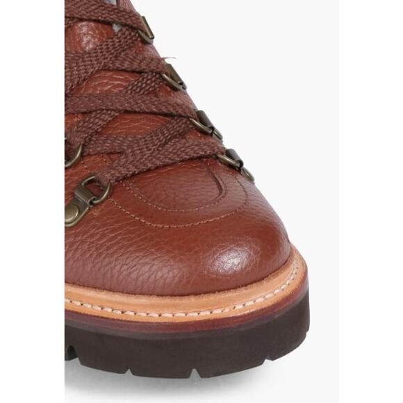Grenson | Shoes | Grenson Nanette Shearling Lined Pebbled Leather ...
